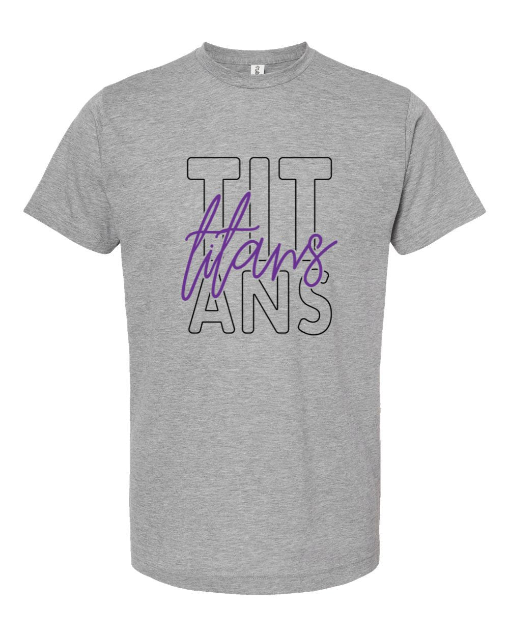 Titans #19 - black block letters w/ purple script font – Look What KD Did!